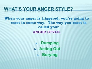 Anger management | PPTX