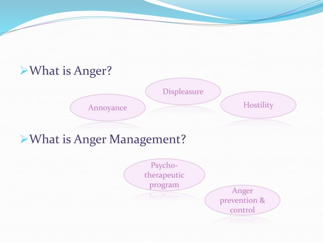 Anger management | PPTX | Physical Therapy | Wellness