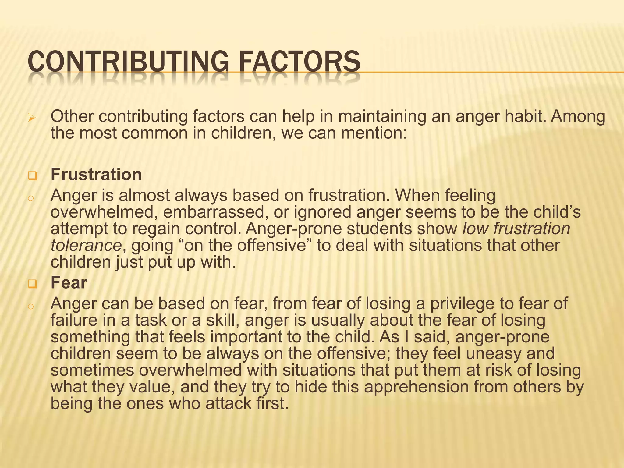 Anger Management for Children | PPTX