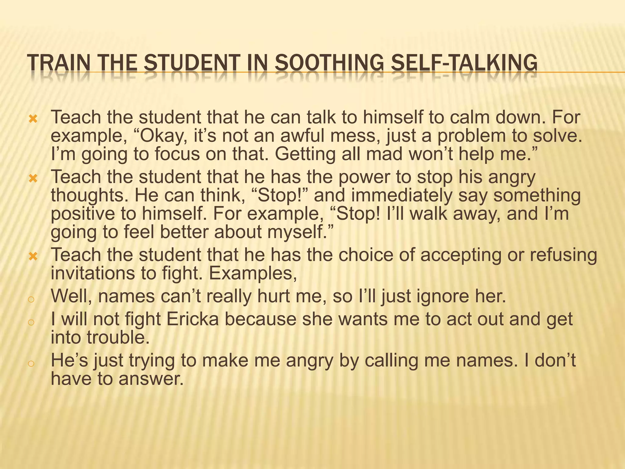 Anger Management for Children | PPTX