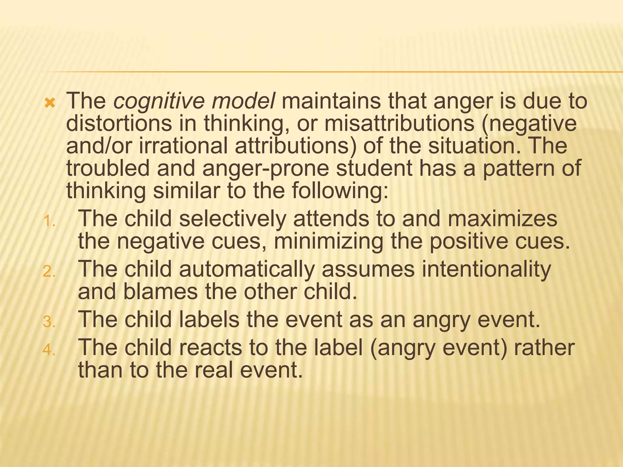 Anger Management for Children | PPTX
