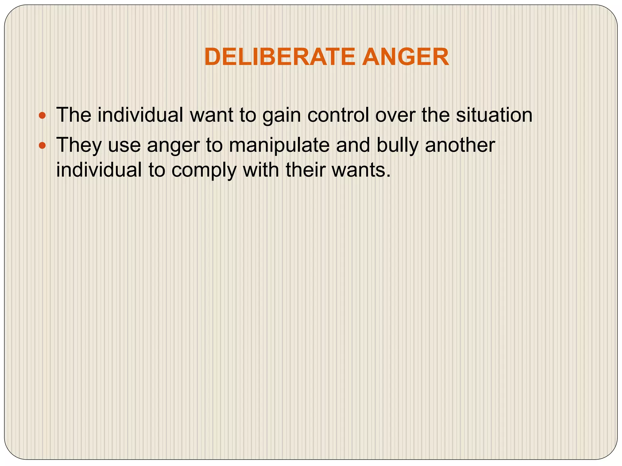 Anger management | PDF