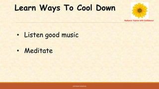 Anger Management - How To Manage Anger ? | PPT