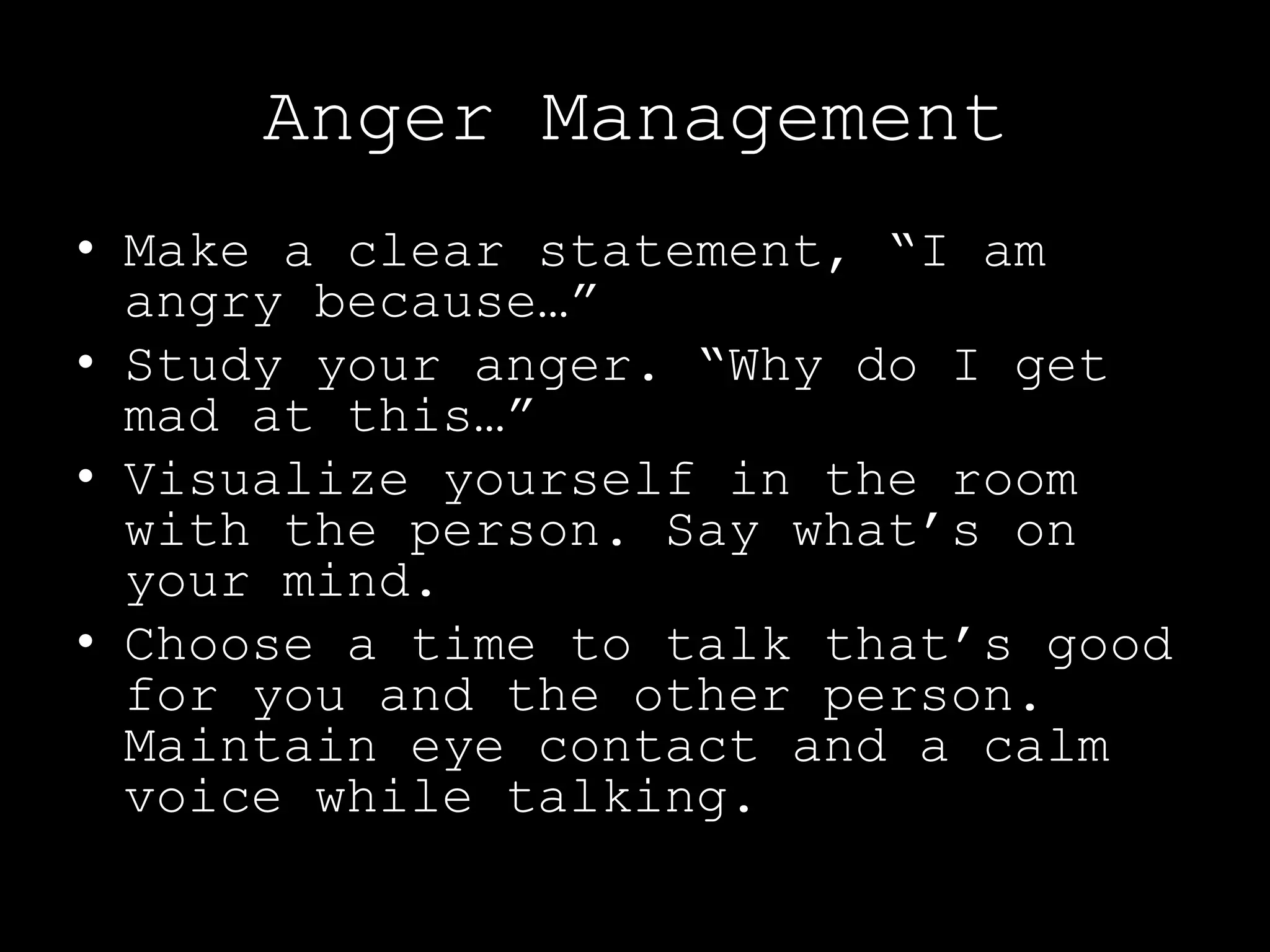 Anger Management | PPTX