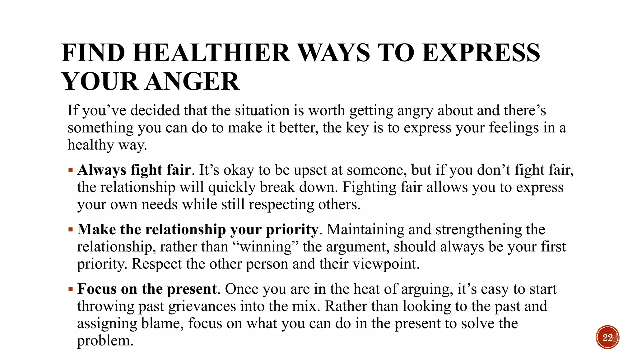 Anger management Techniques | PPTX