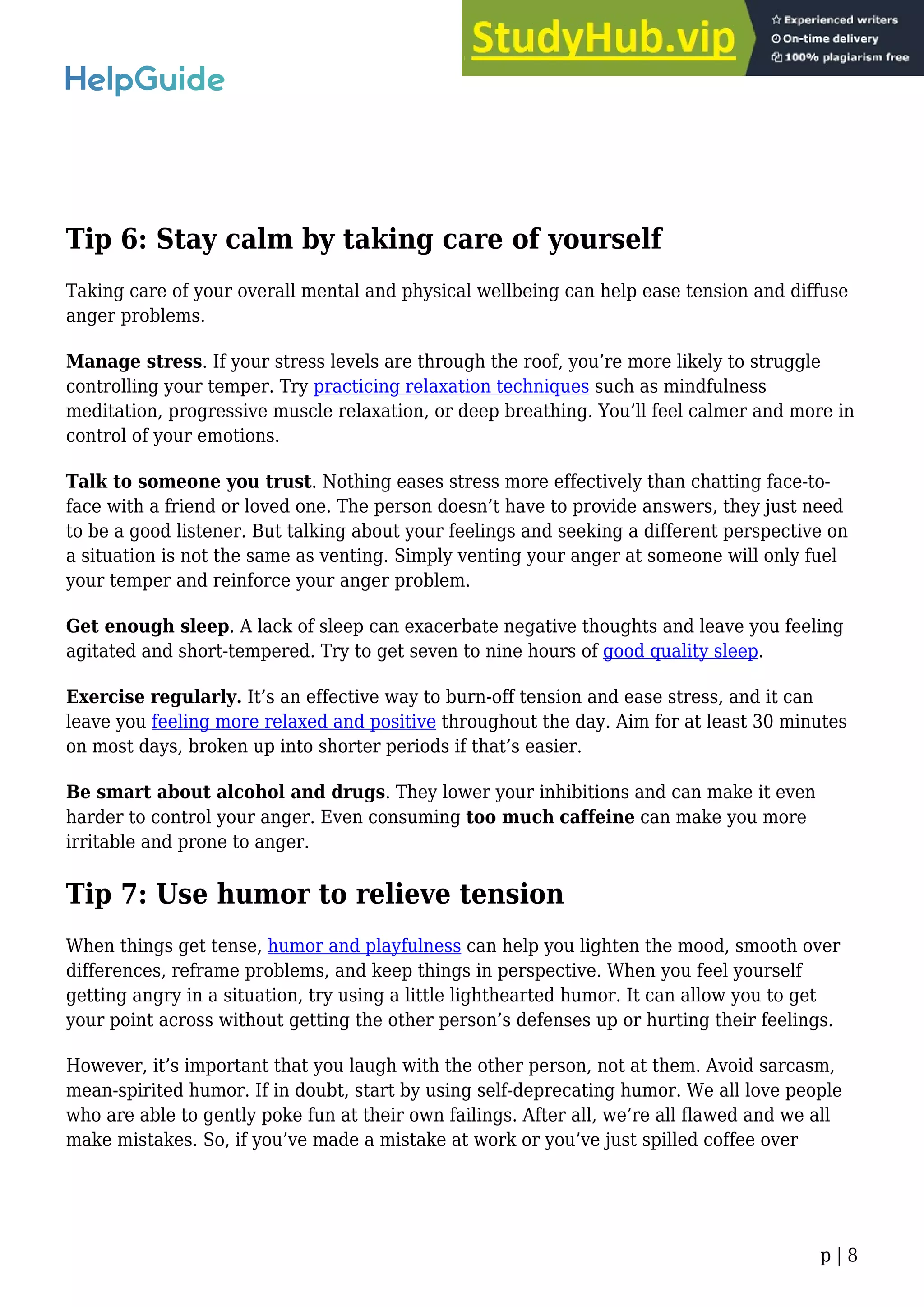 Anger Management | PDF | Mental Health | Diseases and Conditions