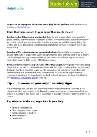 Anger Management | PDF