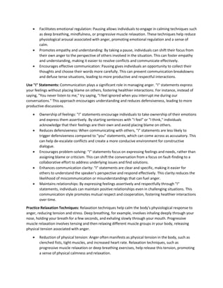 Anger Management for adults and children | DOCX