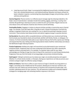 Anger Management for adults and children | PDF