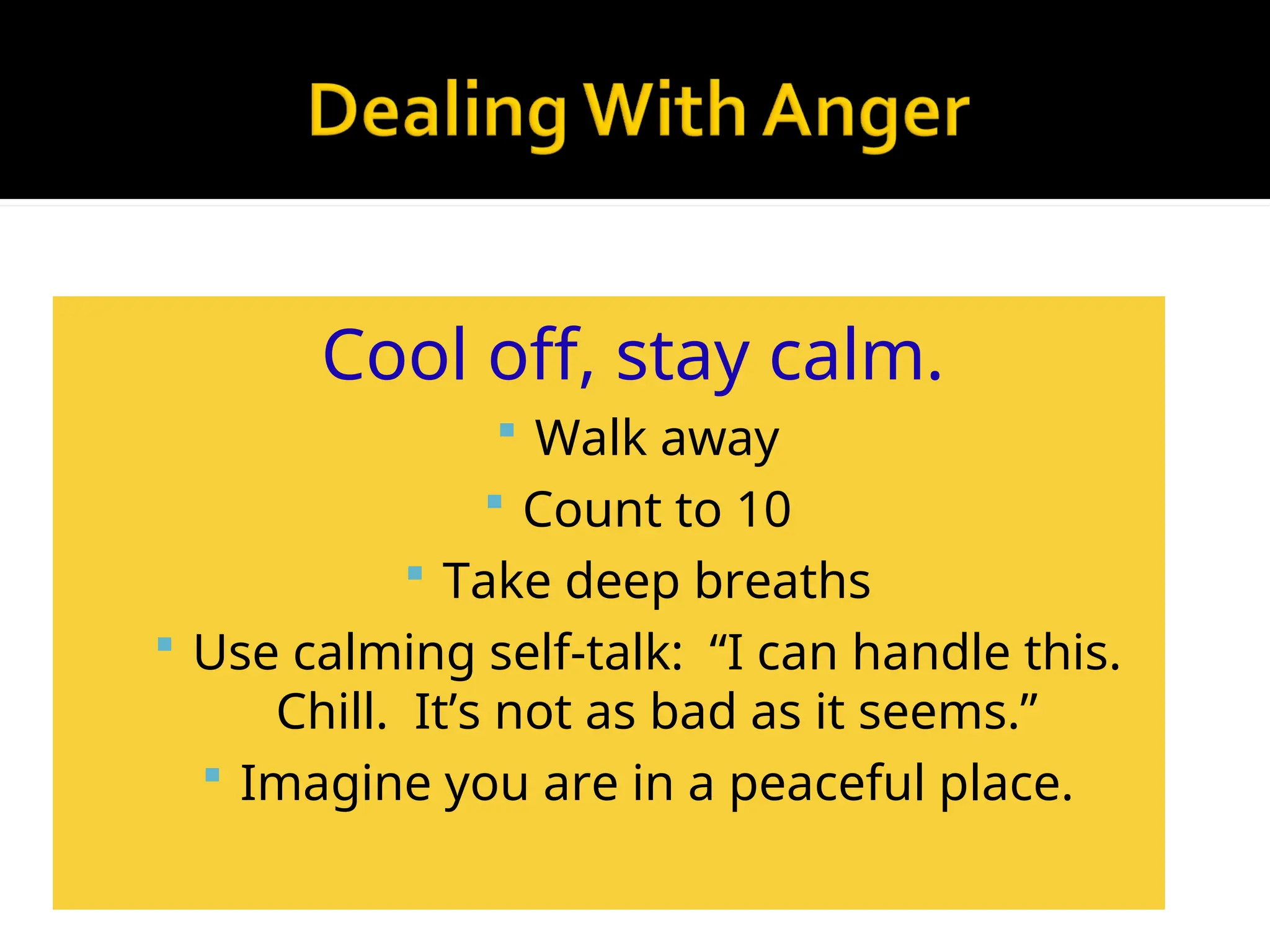 Anger Management: Understanding and Controlling Anger | PPT