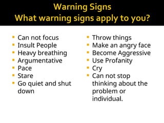 Anger Management: Understanding and Controlling Anger | PPT