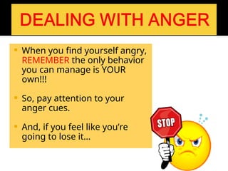 Anger Management: Understanding and Controlling Anger | PPT