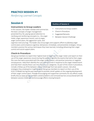 Anger management a cognitive behavioral approach-mindful | PDF