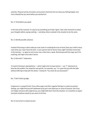 Anger management (1) | PDF