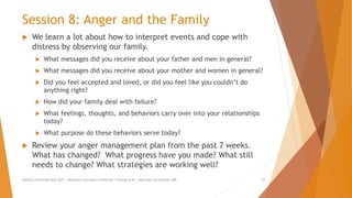 Anger management 9-12 Session Treatment Protocol | PPTX