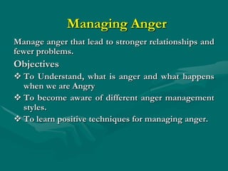 Anger Management | PPT