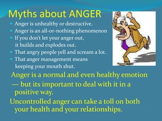 Anger management | PPTX