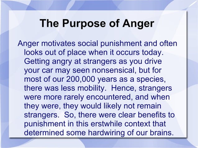 Anger Management Presentation | ODP