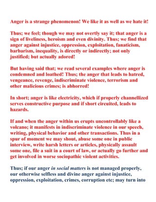 Anger management dr shriniwas kashalikar | DOC