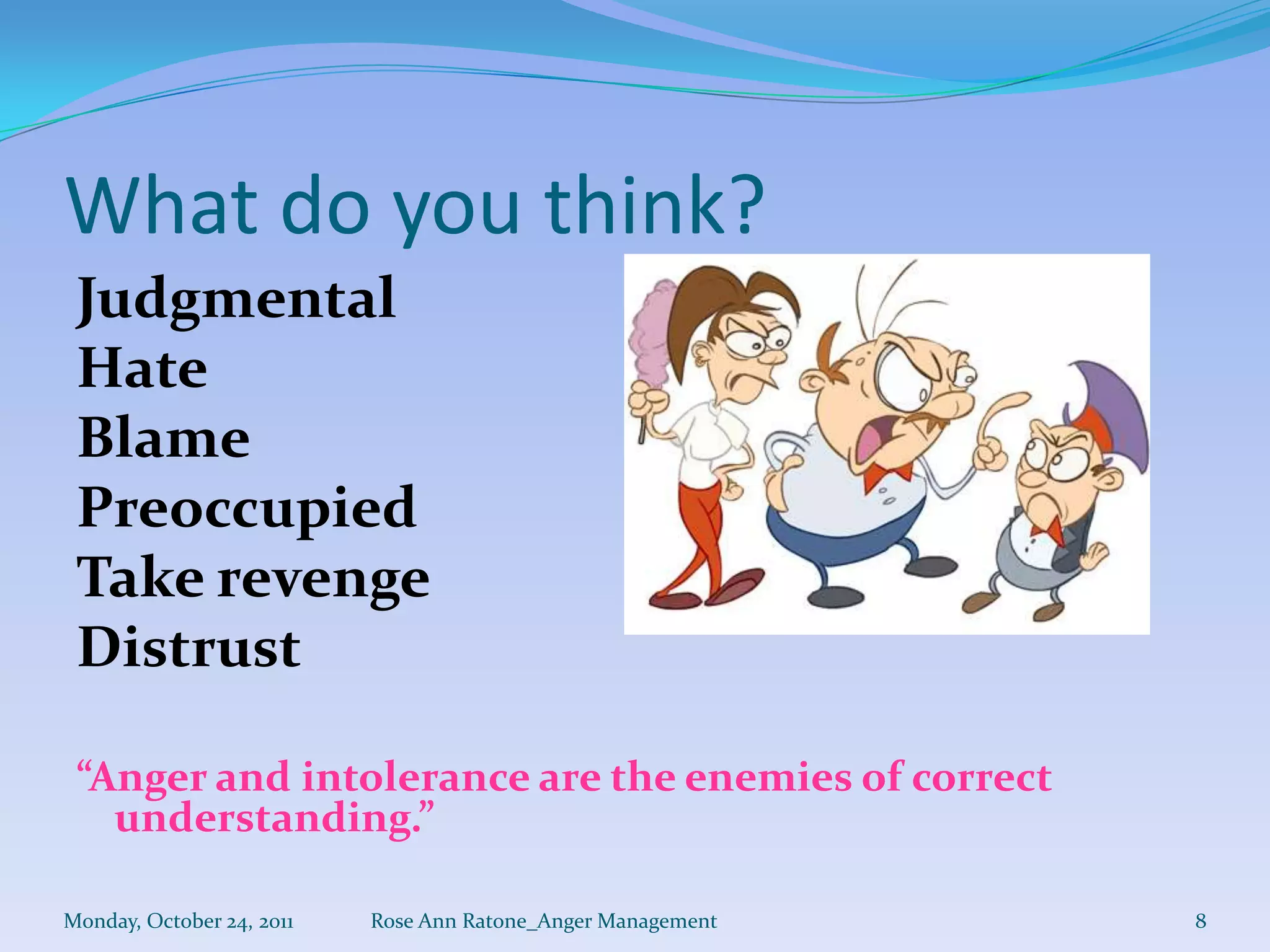 Anger management Presentation | PPT