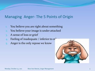 Anger management Presentation | PPT