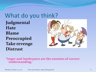 Anger management Presentation | PPTX