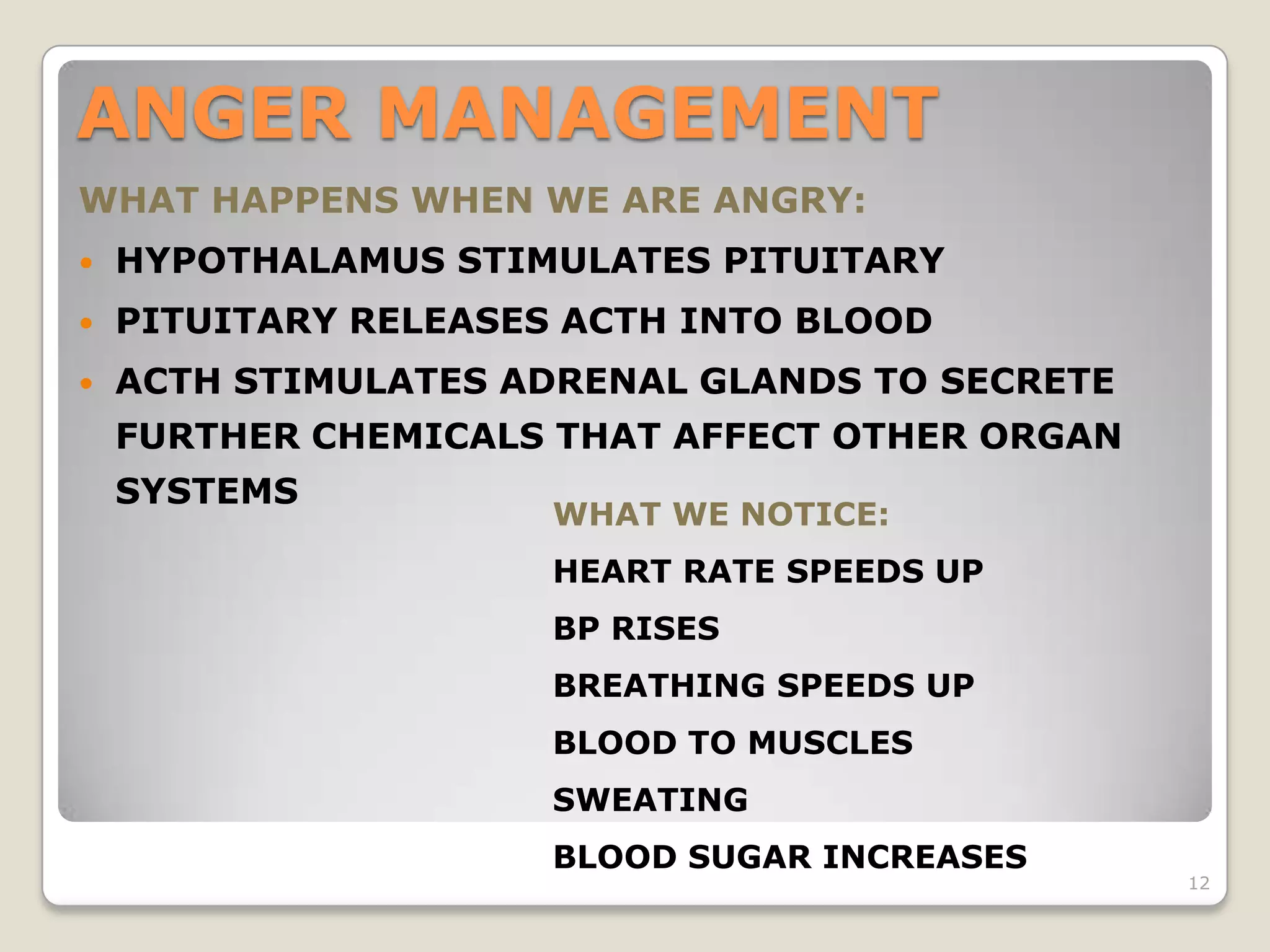 Anger management in students | PPTX