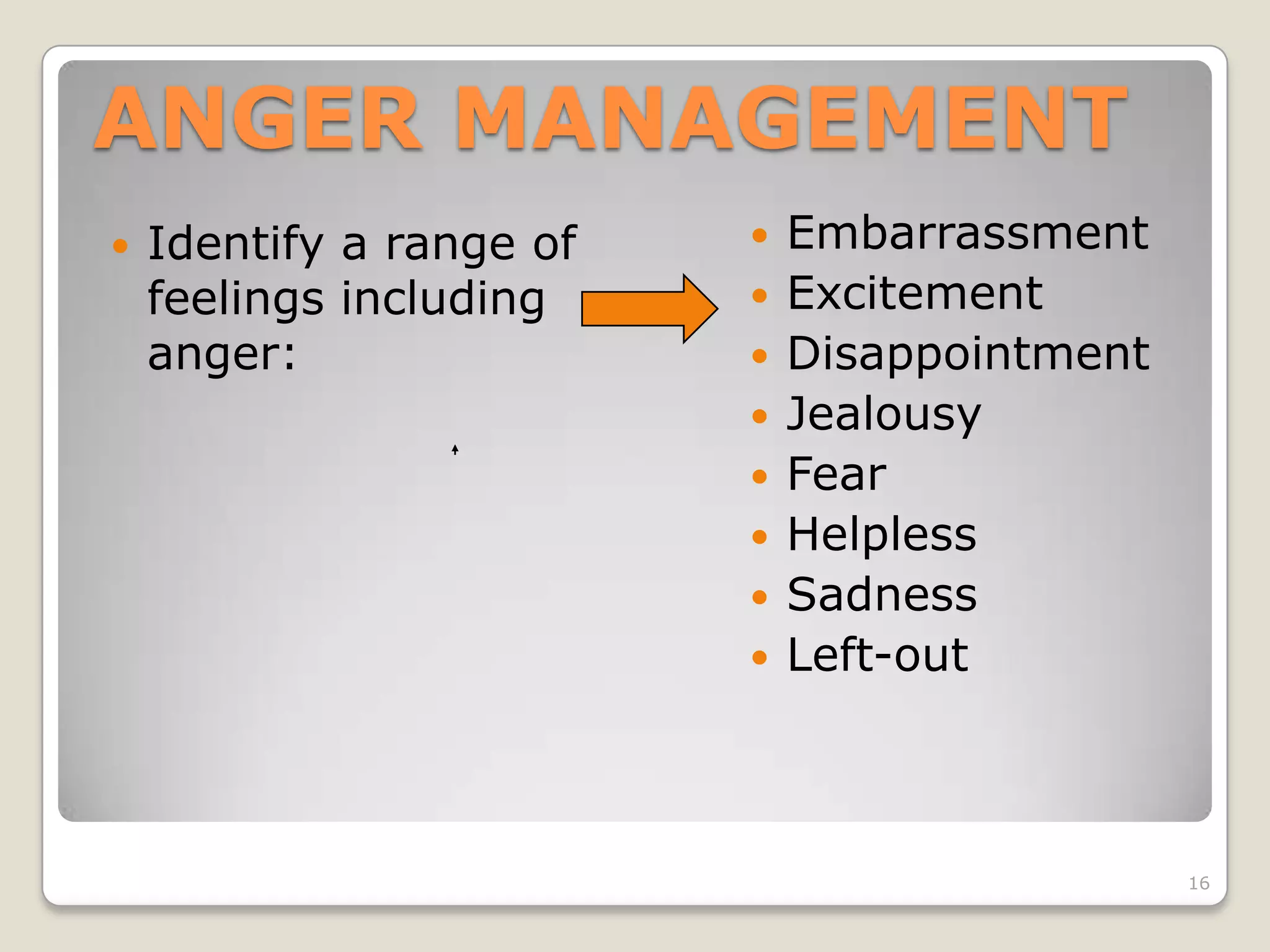 Anger management in students | PPTX