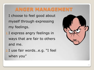 Anger management in students | PPTX