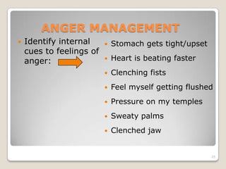 Anger management in students | PPTX