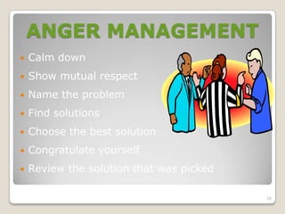 Anger management in students | PPTX