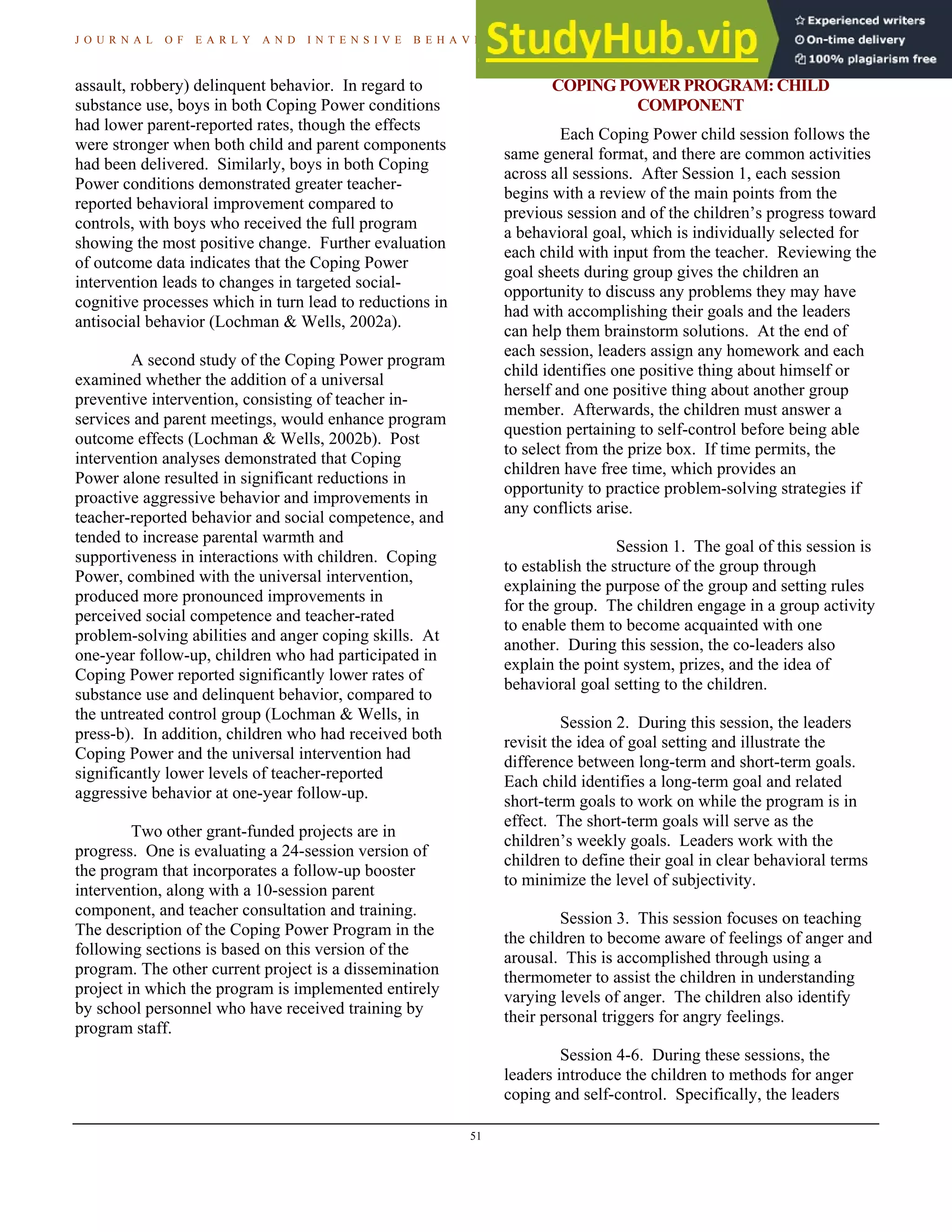 Anger Management Interventions | PDF