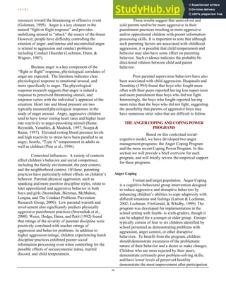 Anger Management Interventions | PDF