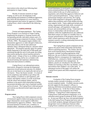 Anger Management Interventions | PDF