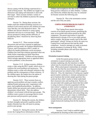 Anger Management Interventions | PDF