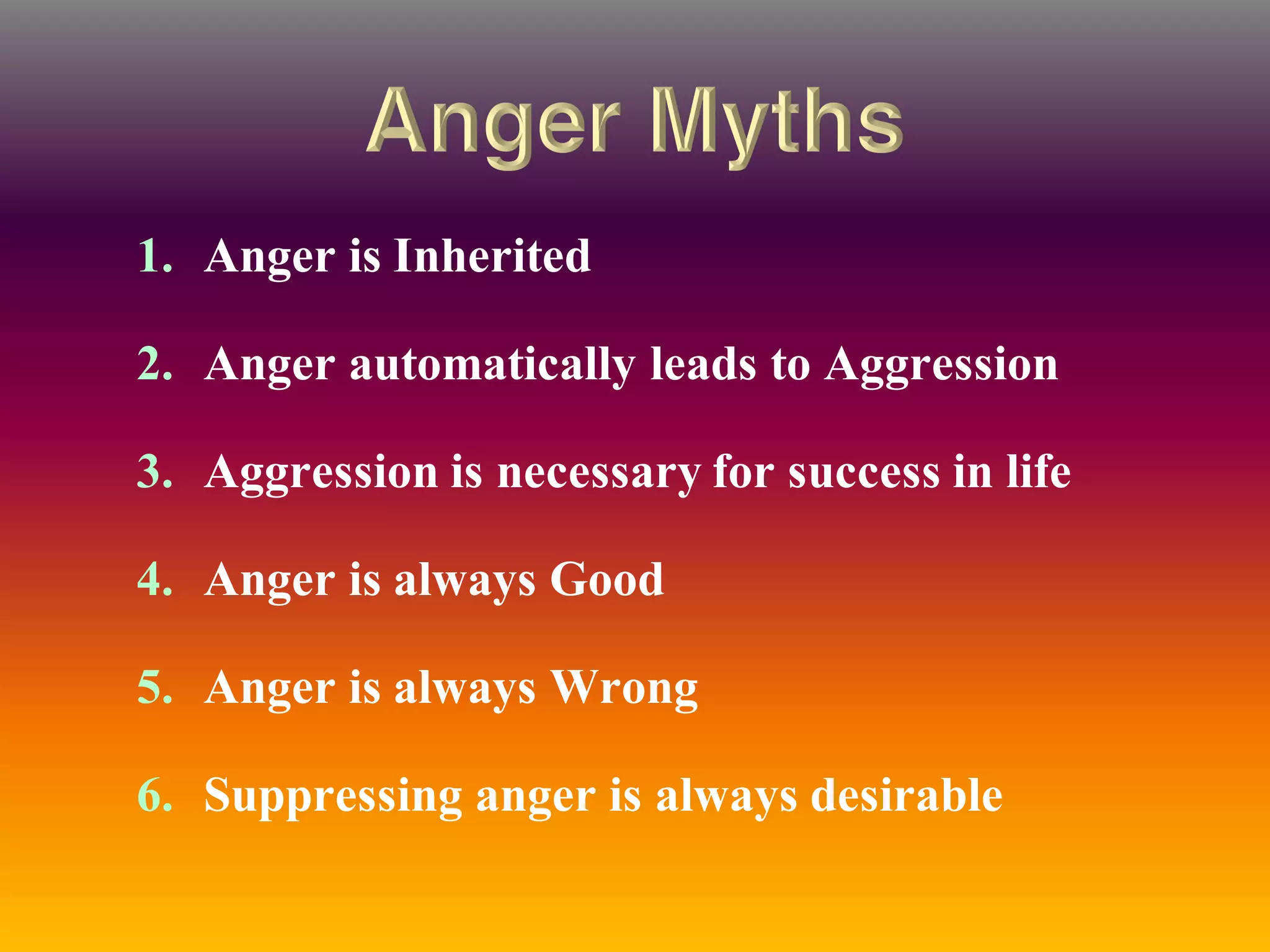 Anger Management from a Biblical Perspective | PDF
