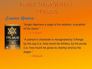 Anger Management from a Biblical Perspective | PDF