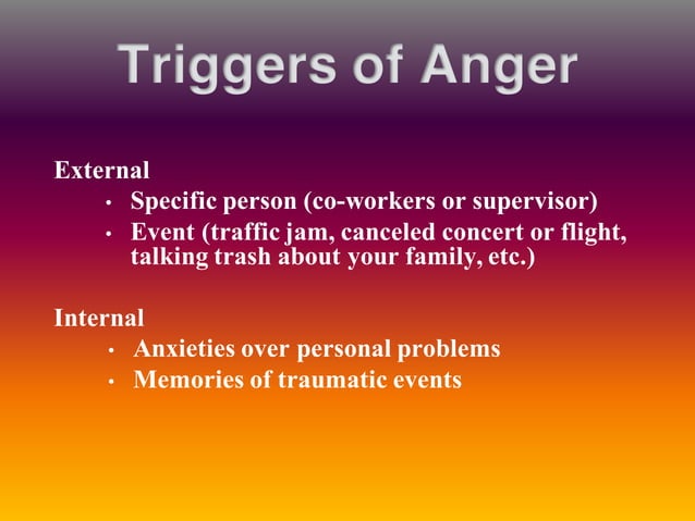 Anger Management from a Biblical Perspective | PPT