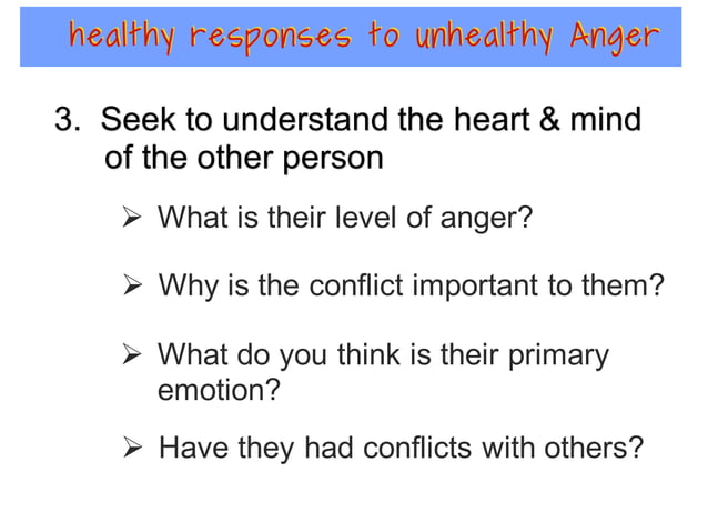 Anger Management from a Biblical Perspective | PPT