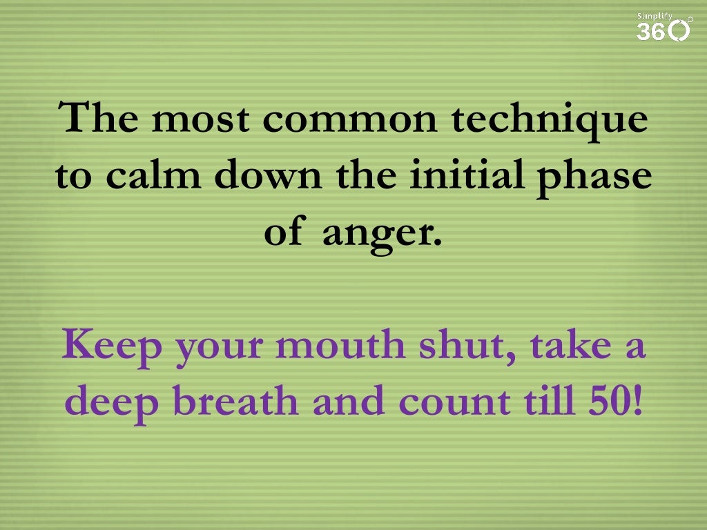 Anger Management made simple in 10 steps