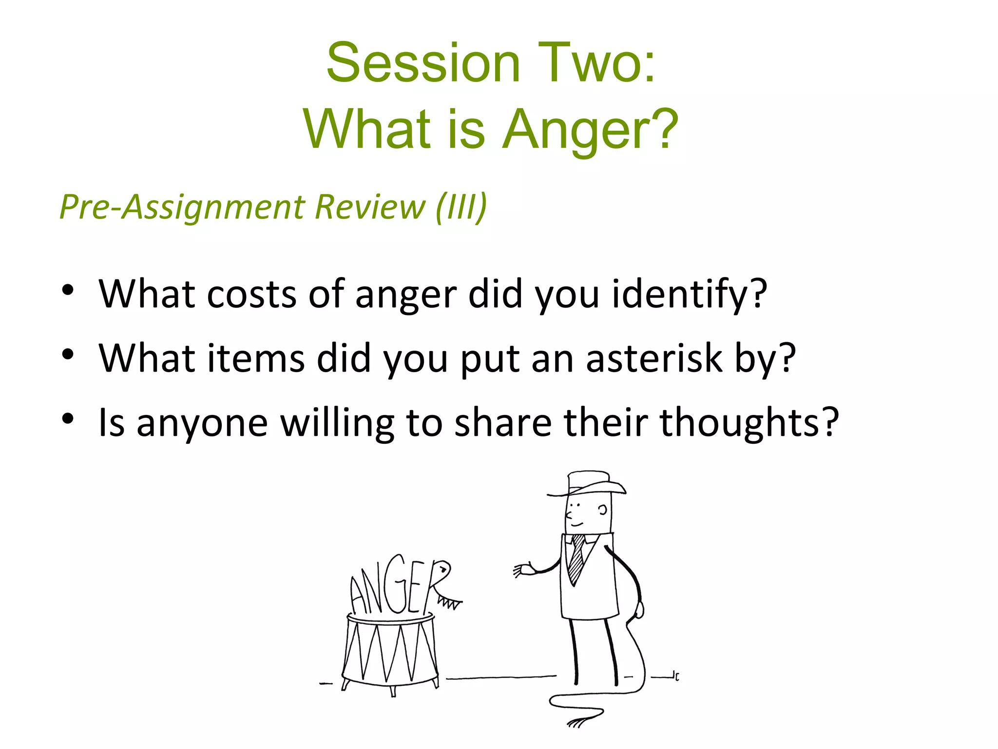 Anger Management: Understanding Anger | PPT