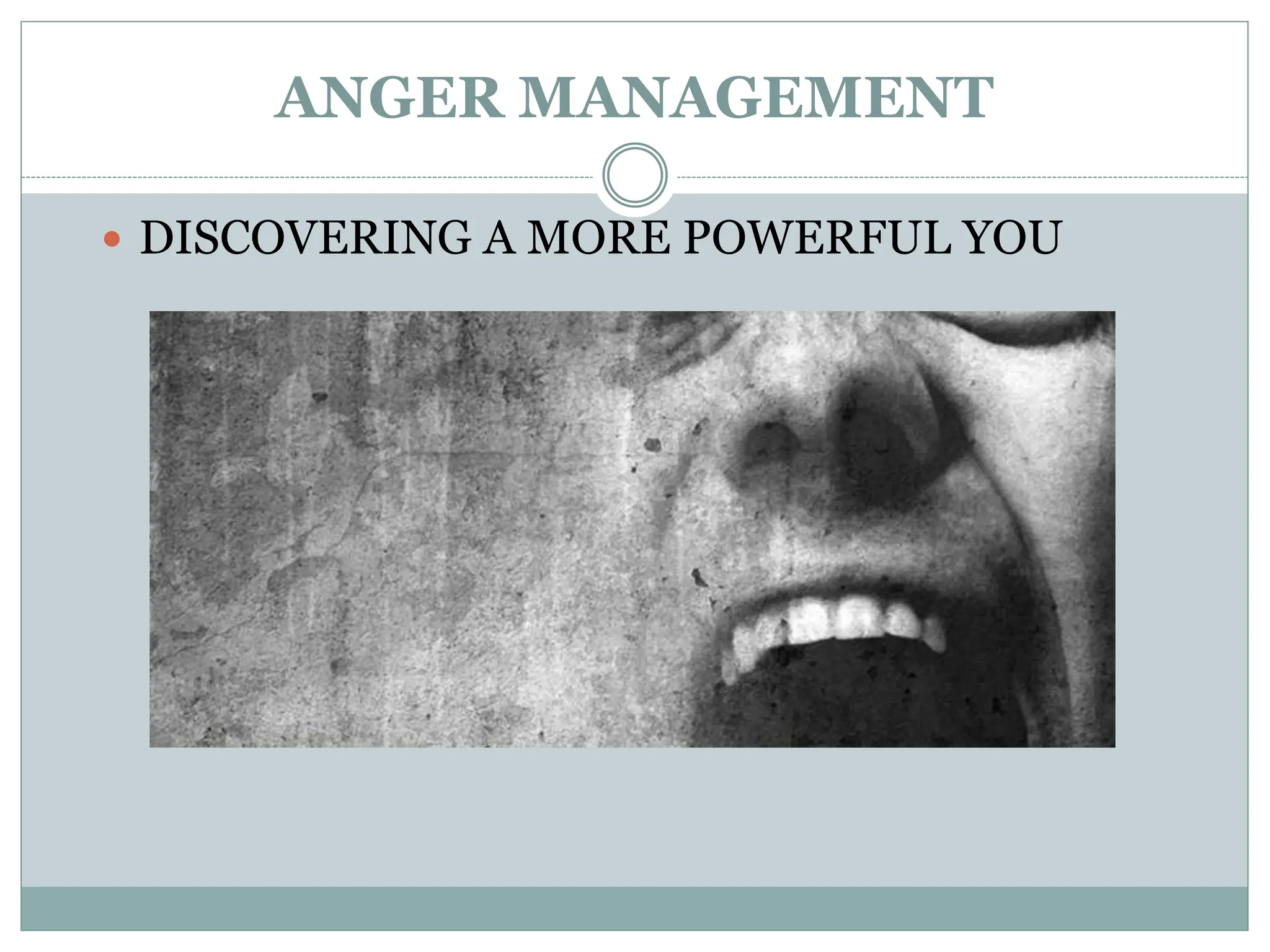 anger management presentation for working professionals | PPTX