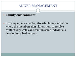 anger management presentation for working professionals | PPTX