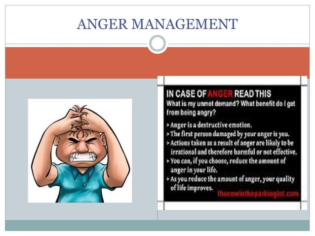 anger management presentation for working professionals | PPTX