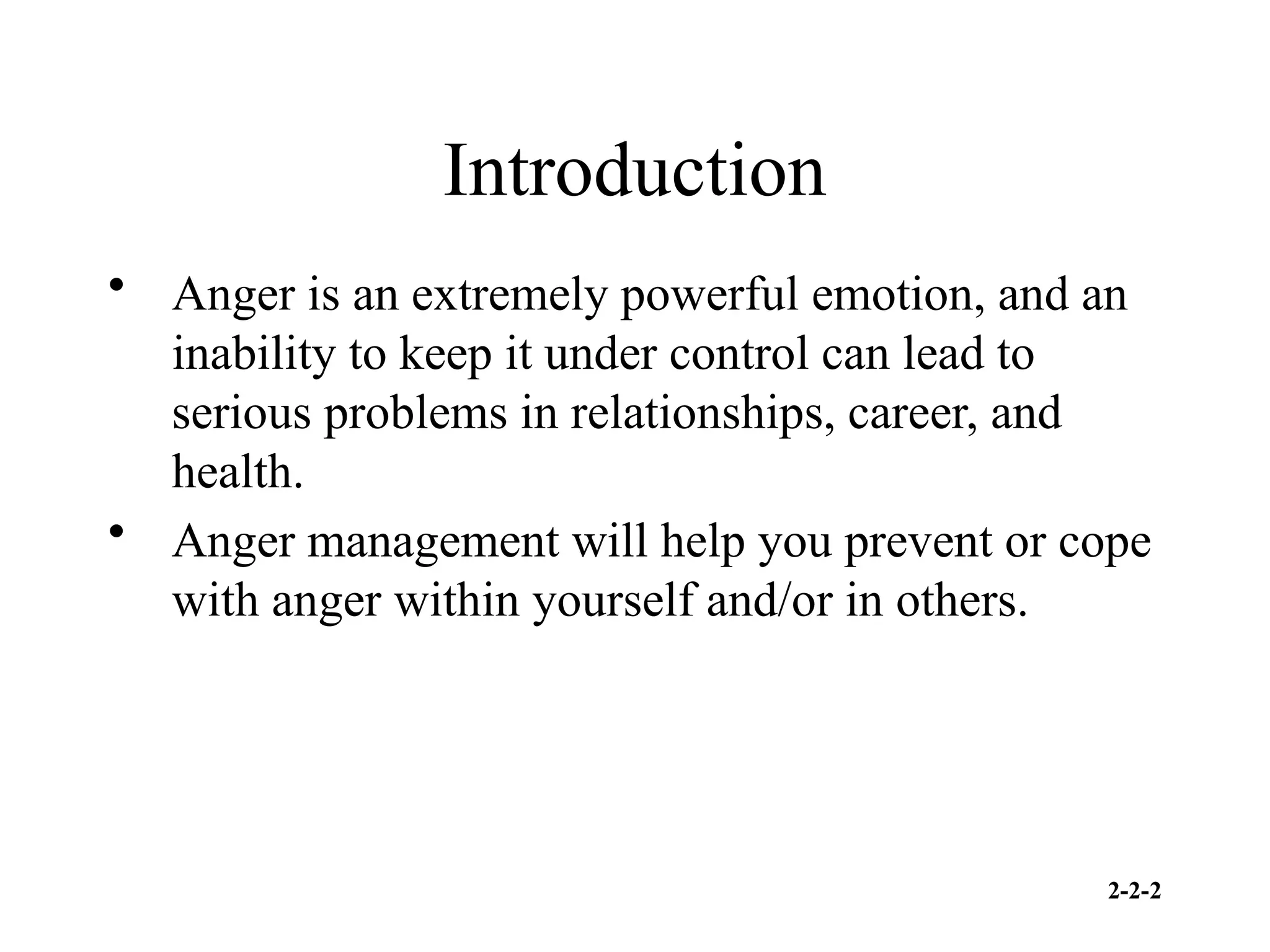 Comprehensive Quiz Anger management and control | PPTX