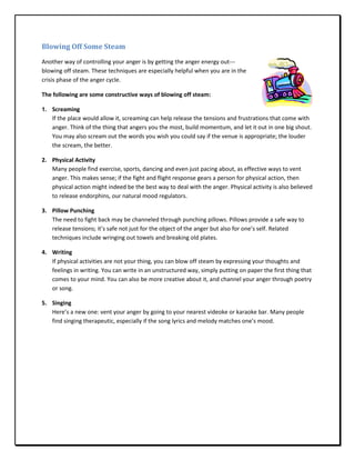 Anger management sample | PDF