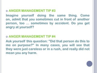 Anger management skills 2nd | PPTX | Mental Health | Diseases and ...