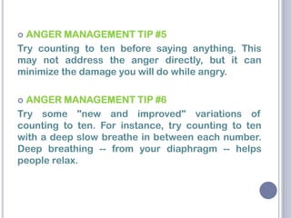 Anger management skills 2nd | PPTX