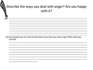 Anger management techniques[1] | PPTX | First Aid | Injuries