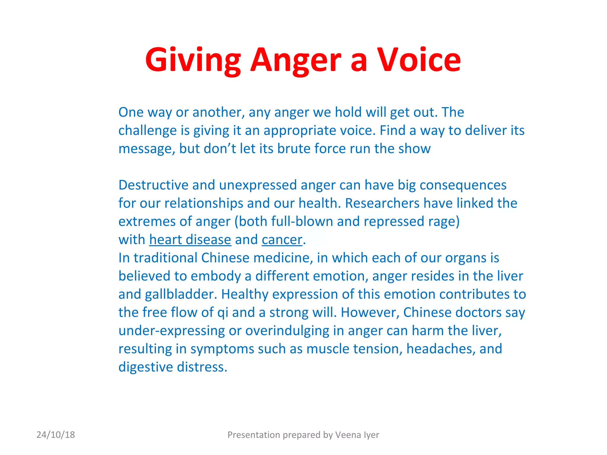 Anger management thru dmt final (2) | PPT